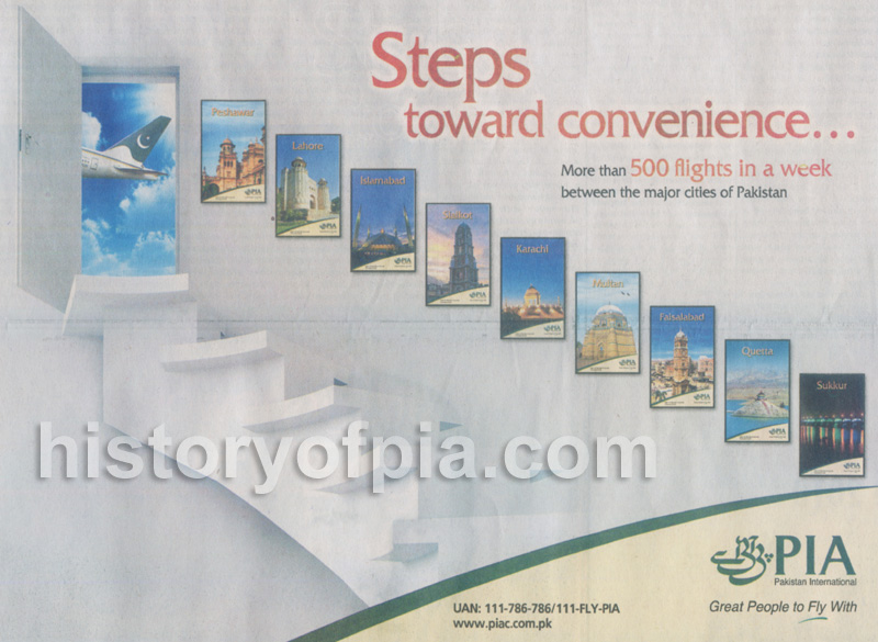 Steps Towards Convenience - PIA Ad - History of PIA - Forum